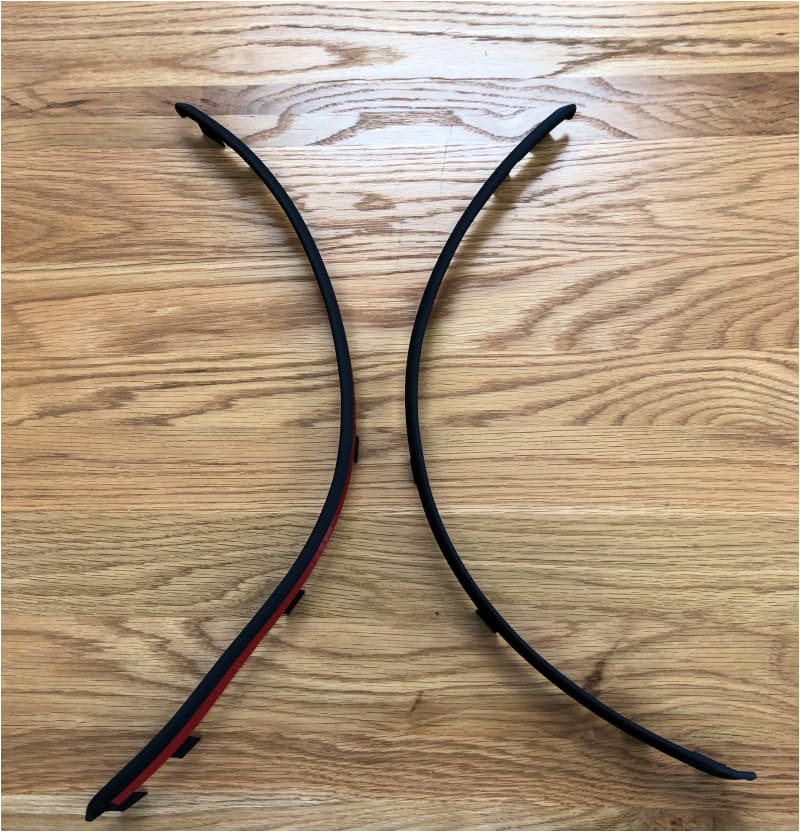 Jaguar XJ XJR 2010> Wheel Arch Spat Extension Pair C2D39185 C2D39186 ...